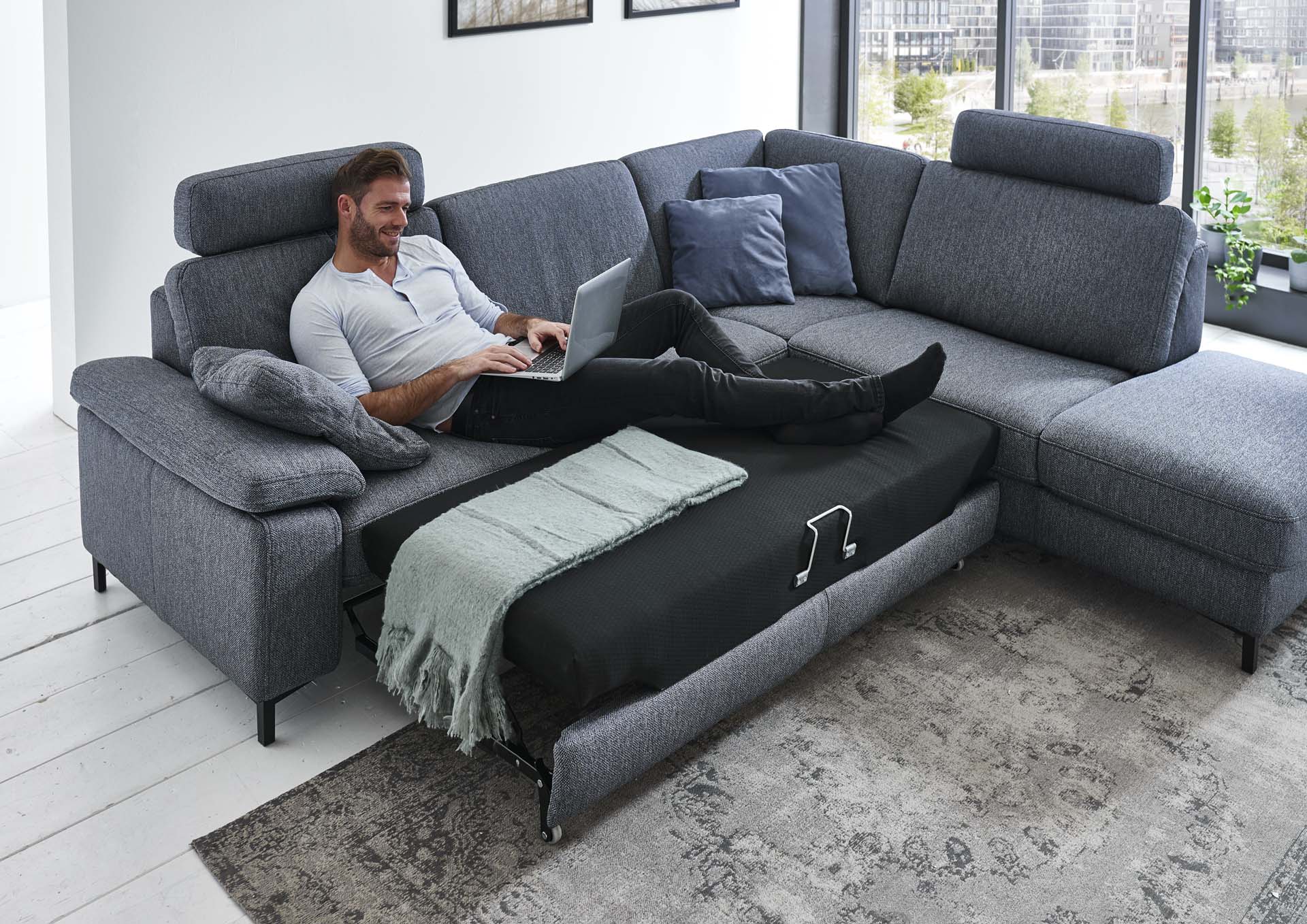 Hoekbank Sofa Concept | Verkrijgbaar bij Joldersma Wonen